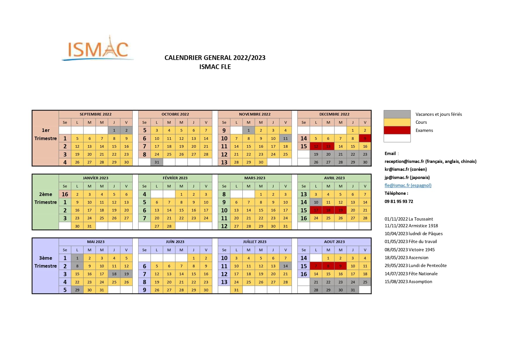 France Language Course - ISMAC FLE